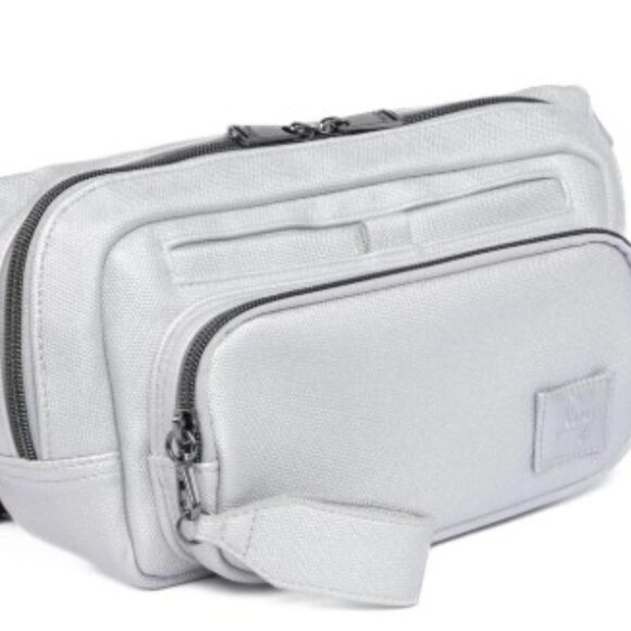 lug | Bags | Lug Hitch Matte Luxe Vl Belt Bag Metallic Silver | Poshmark